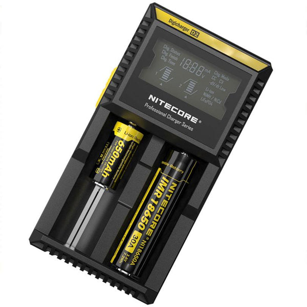 Shop NiteCore D2 Universal Charger | 2-Bay digiCharger